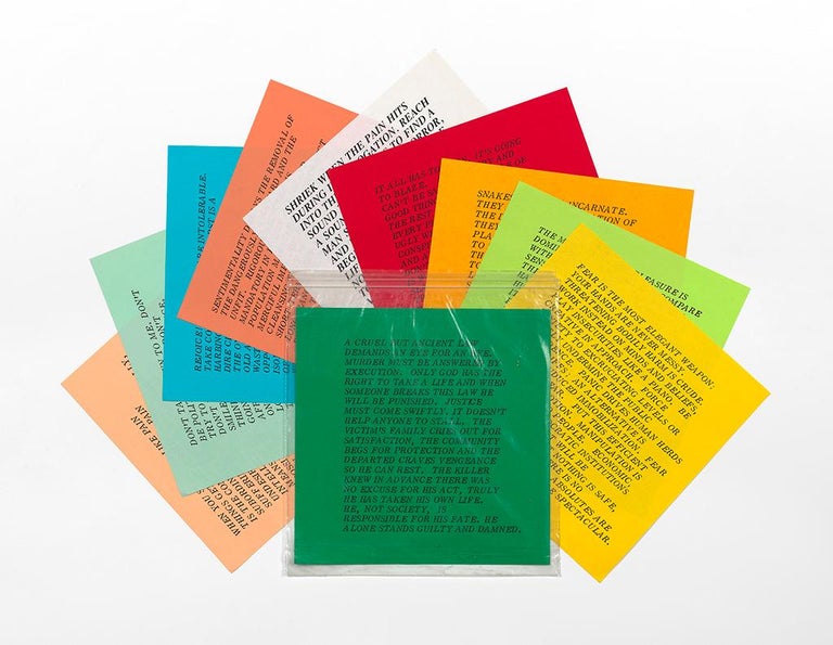 Jenny Holzer - 10 Inflammatory Essays For Sale at 1stDibs