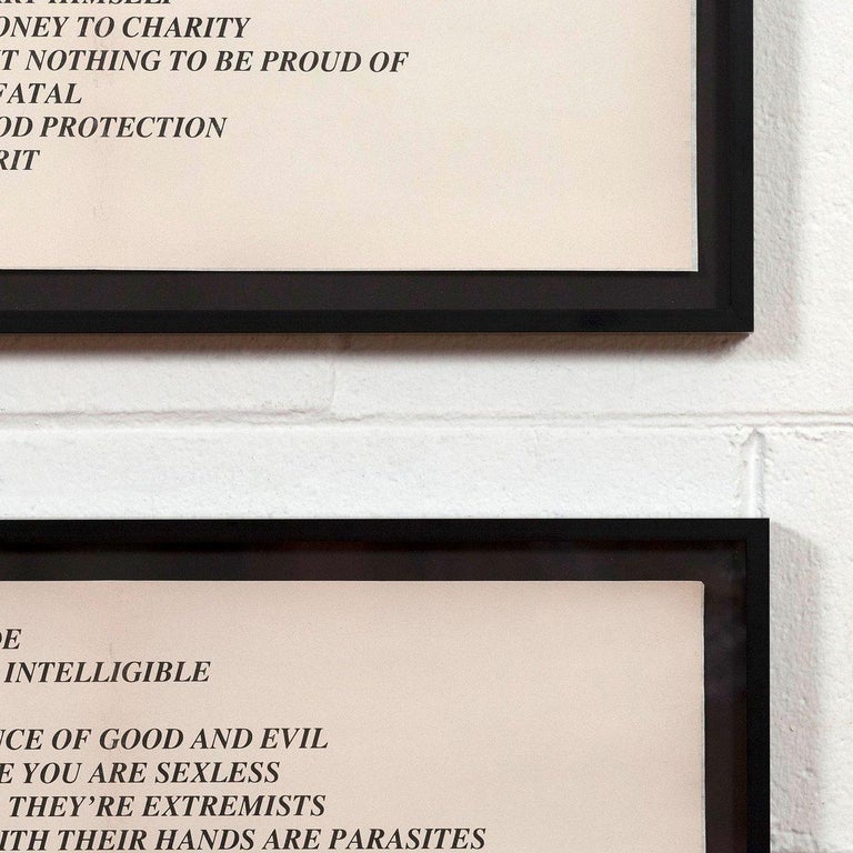 Jenny Holzer - Truisms (Toronto) at 1stDibs