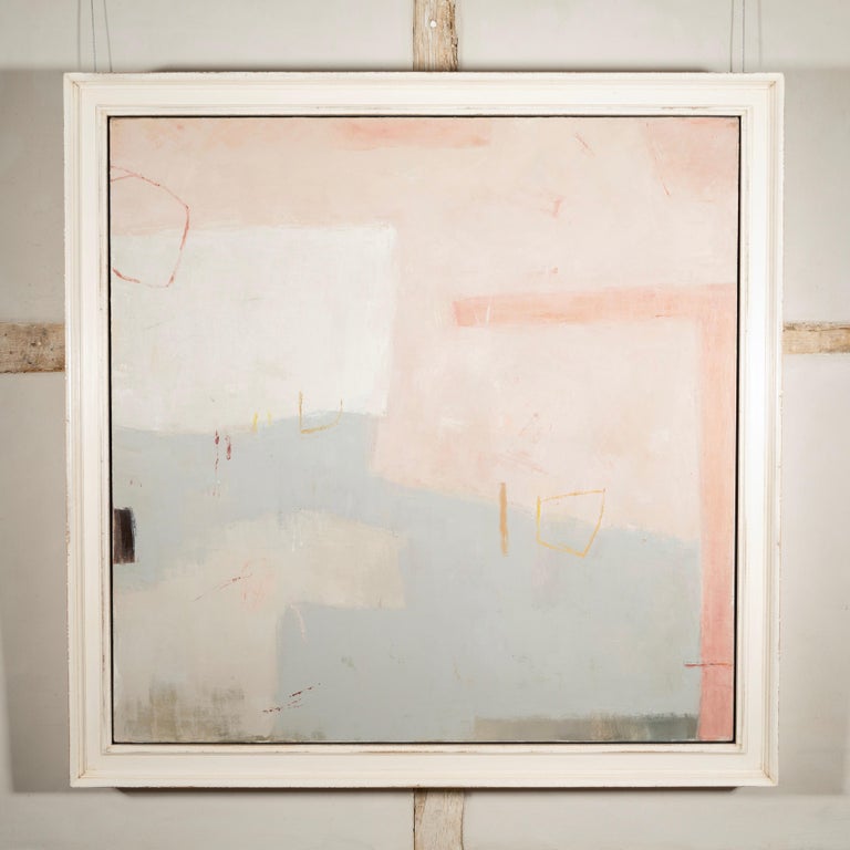 Jenny Lock - Silent Evenings, large abstract oil painting For Sale at ...