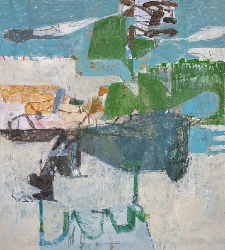 Jenny Nelson - Tide Goes Out: Abstract Expressionist Oil Painting in ...
