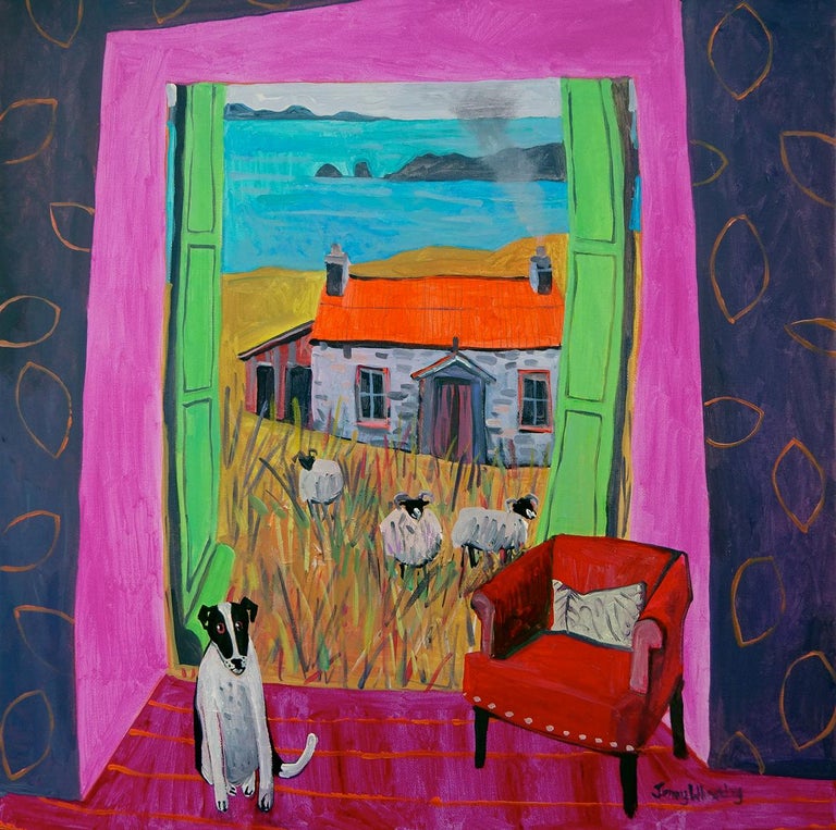 Jenny Wheatley - Contemporary Landscape Painting 'Croft with a View ...