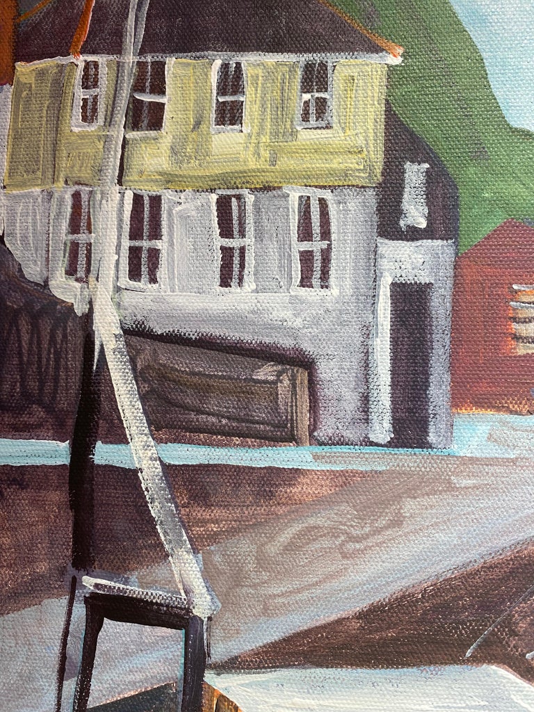 Jenny Wheatley - 'View of the Harbour' Contemporary Colourful interior ...