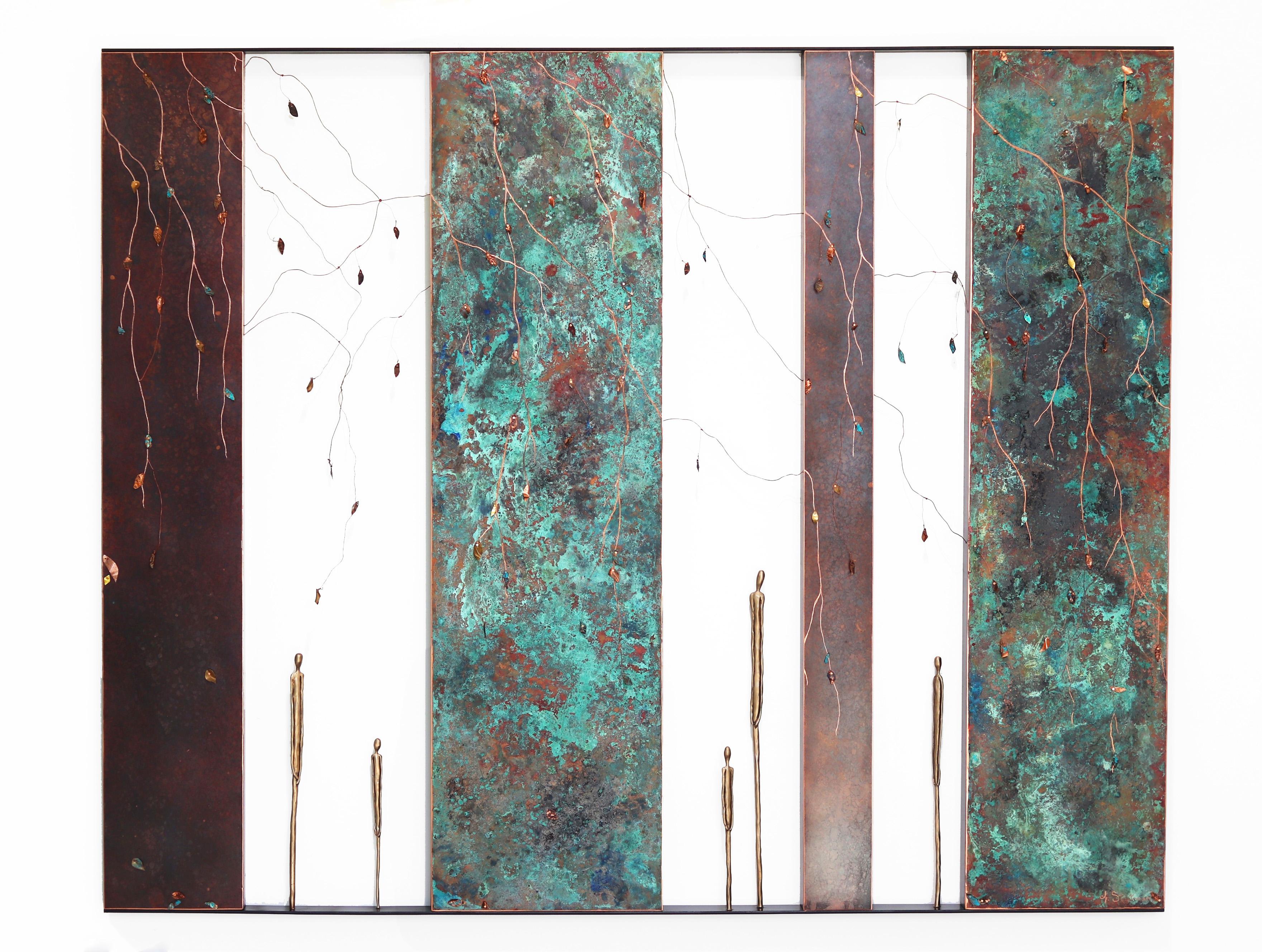 Troy Williams - Reflections, bronze female bust sculpture contemplative ...