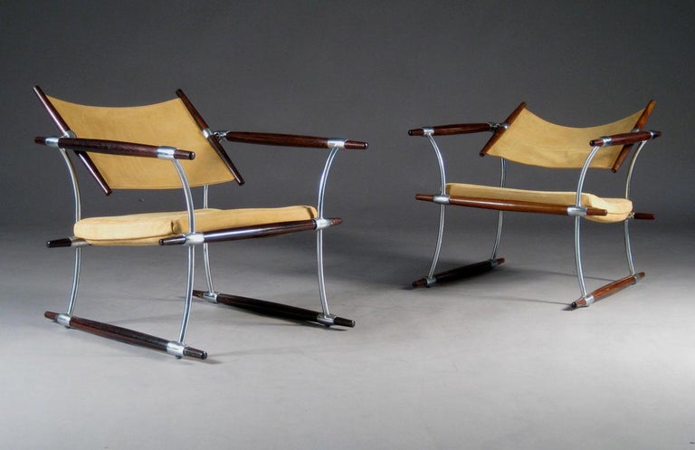 Jens Harald Quistgaard Pair of Armchair and Coffee Table, Stokke Line ...