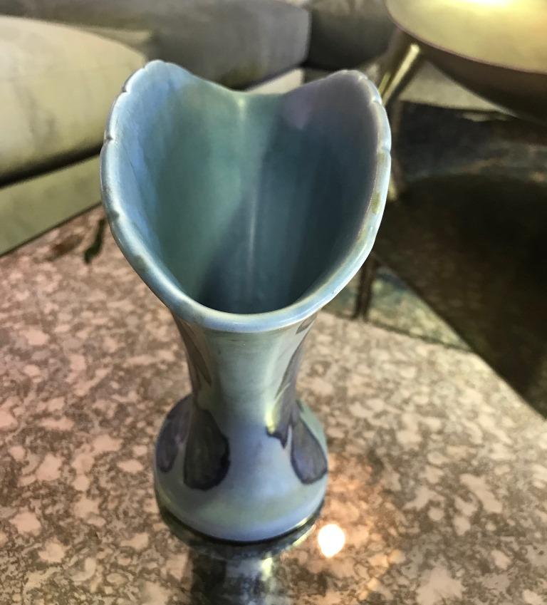 Jens Jensen Signed Rookwood Pottery Fan Vase Vessel at 1stDibs | jensen ...