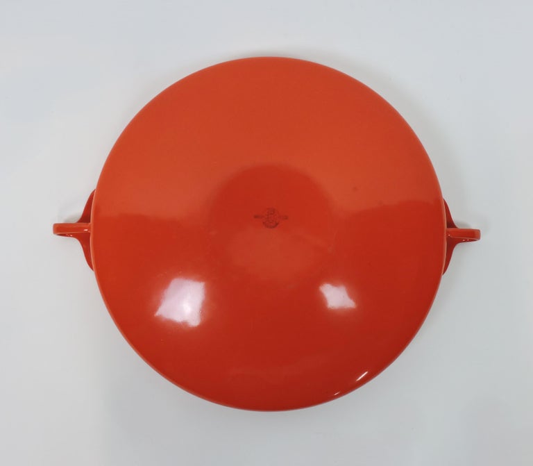 Jens Quistgaard Dansk Kobenstyle Red Enamel Paella Pan Made in Denmark ...