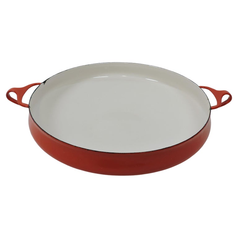 Jens Quistgaard Dansk Kobenstyle Red Enamel Paella Pan Made in Denmark ...