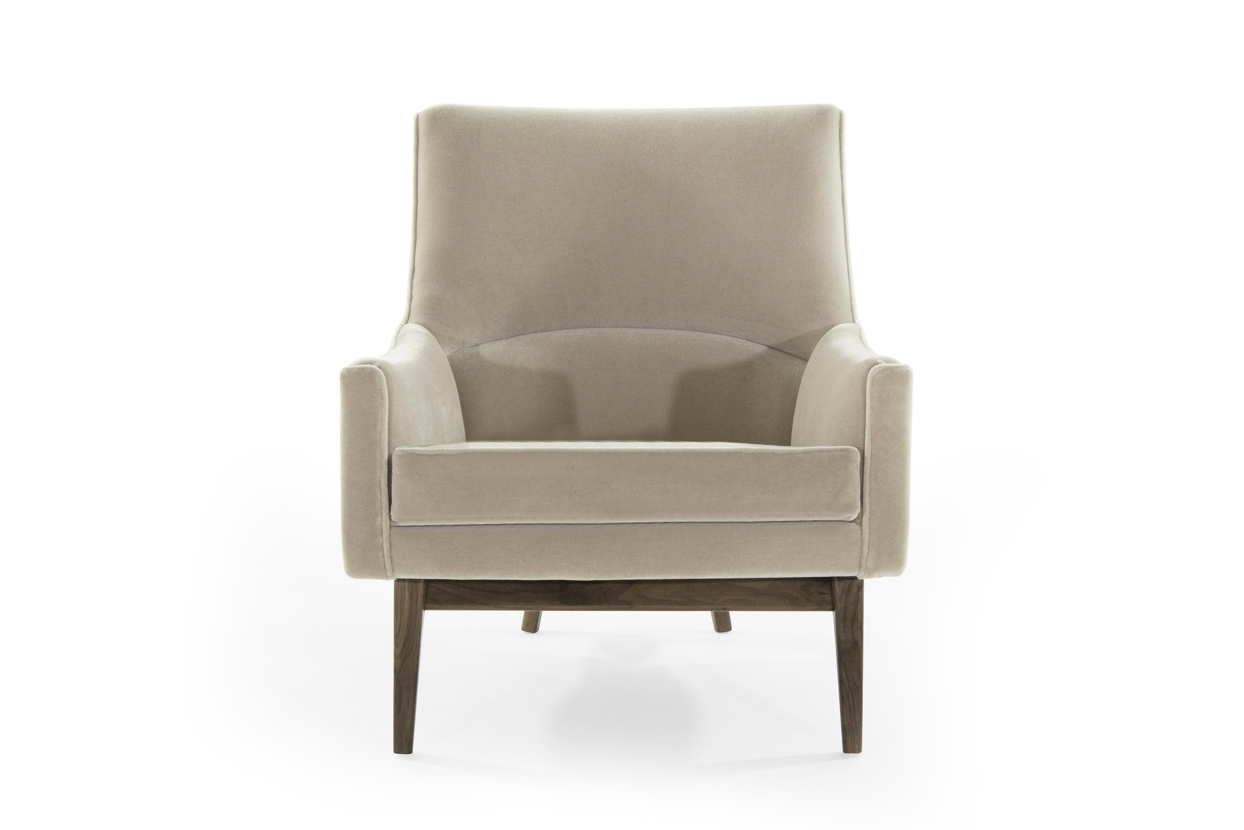 Jens Risom A-Line Lounge Chair, Model #2136 For Sale at 1stDibs