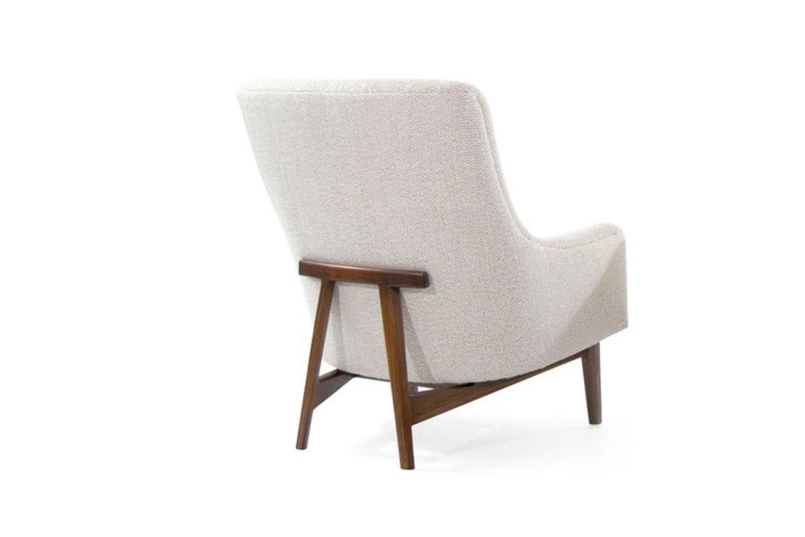 Jens Risom A-Line Lounge Chair, Model #2136 For Sale at 1stDibs