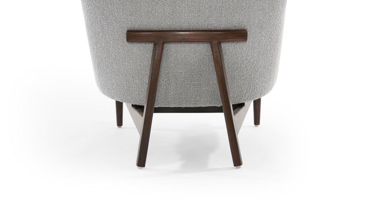 Jens Risom A-Line Lounge Chairs, Model #2136 For Sale at 1stDibs