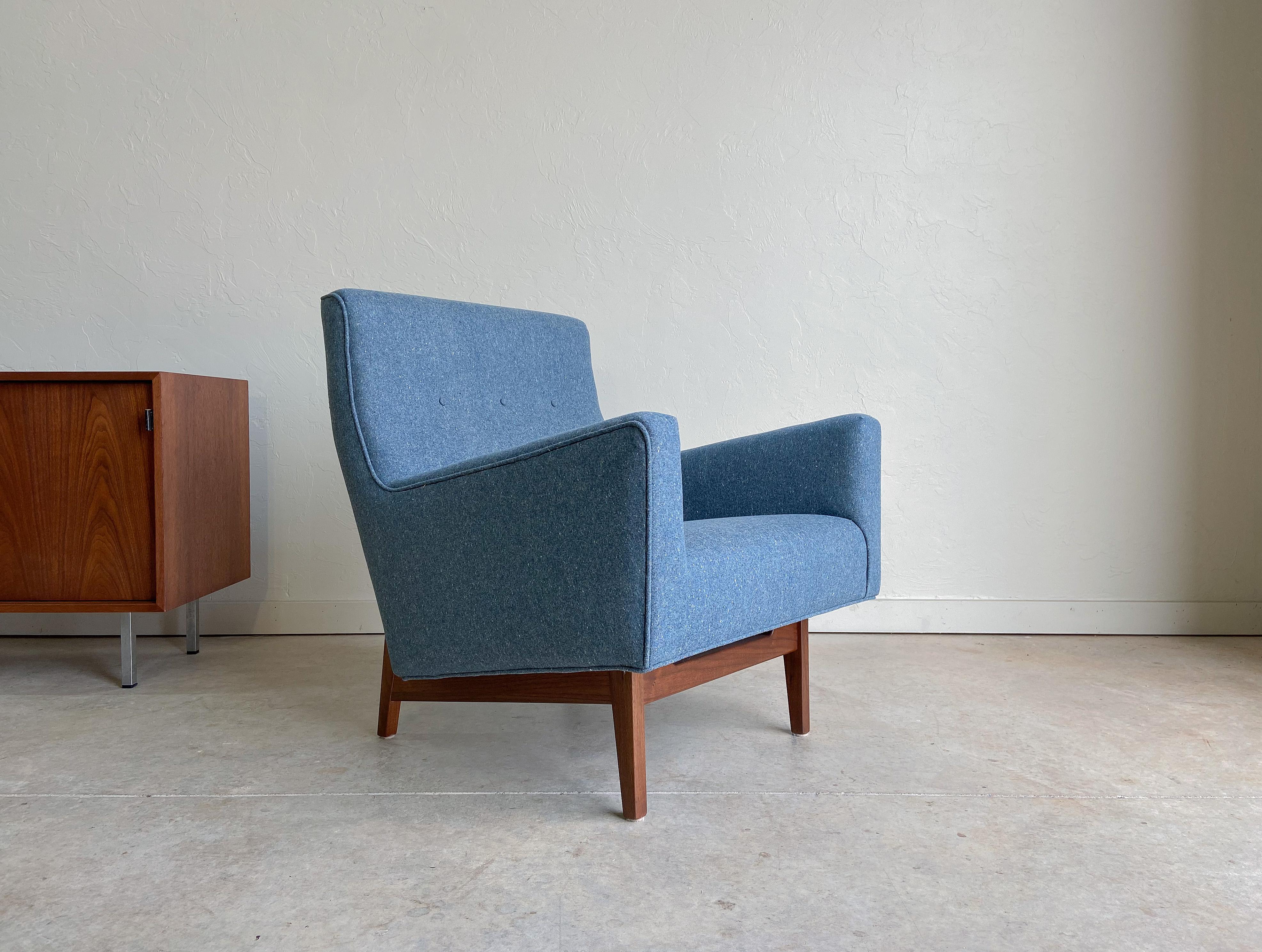 Jens Risom Danish Modern Lounge Chair Model U350 Fully Restored at ...