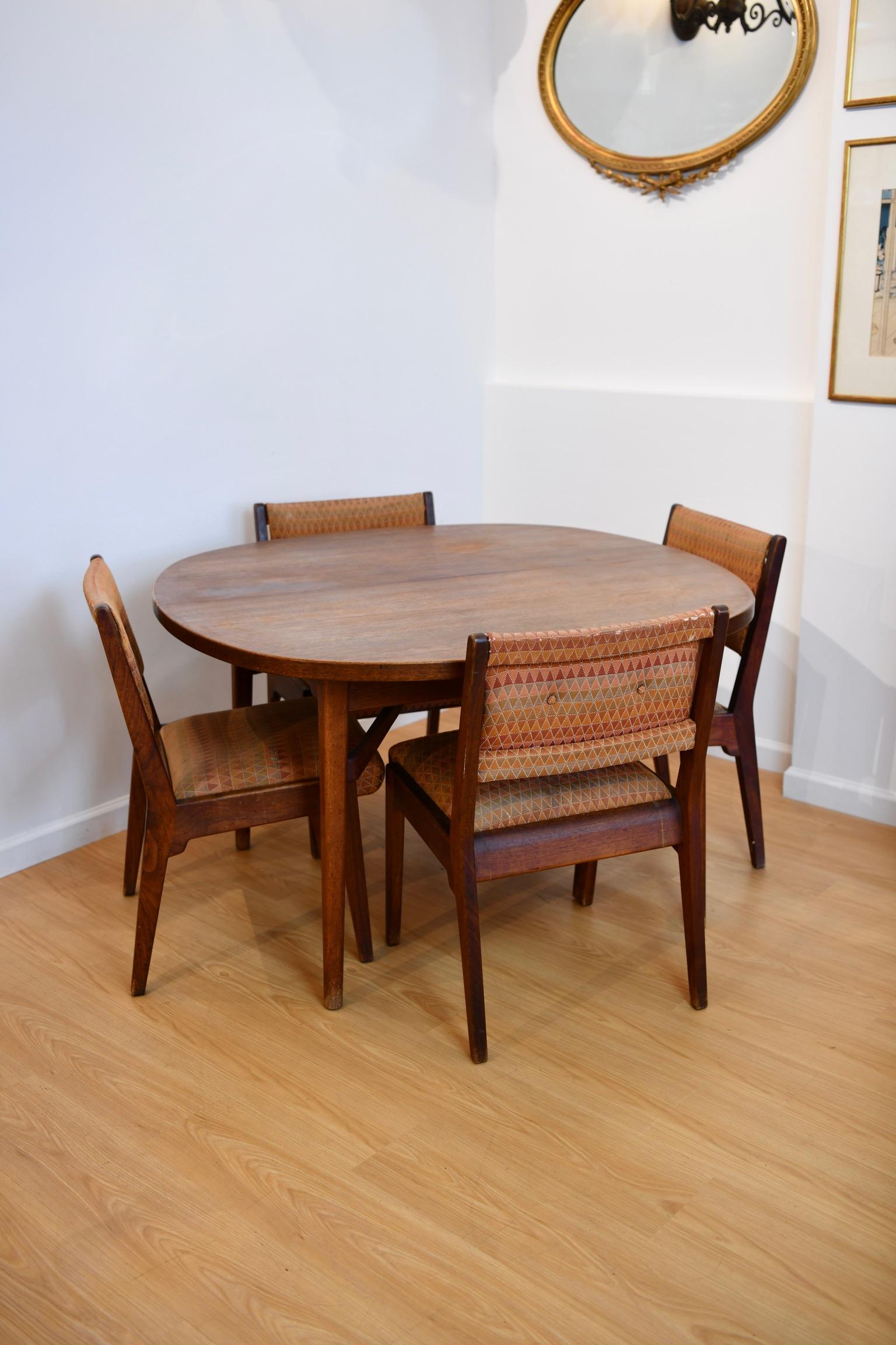 Jens Risom Dining Set For Sale at 1stDibs