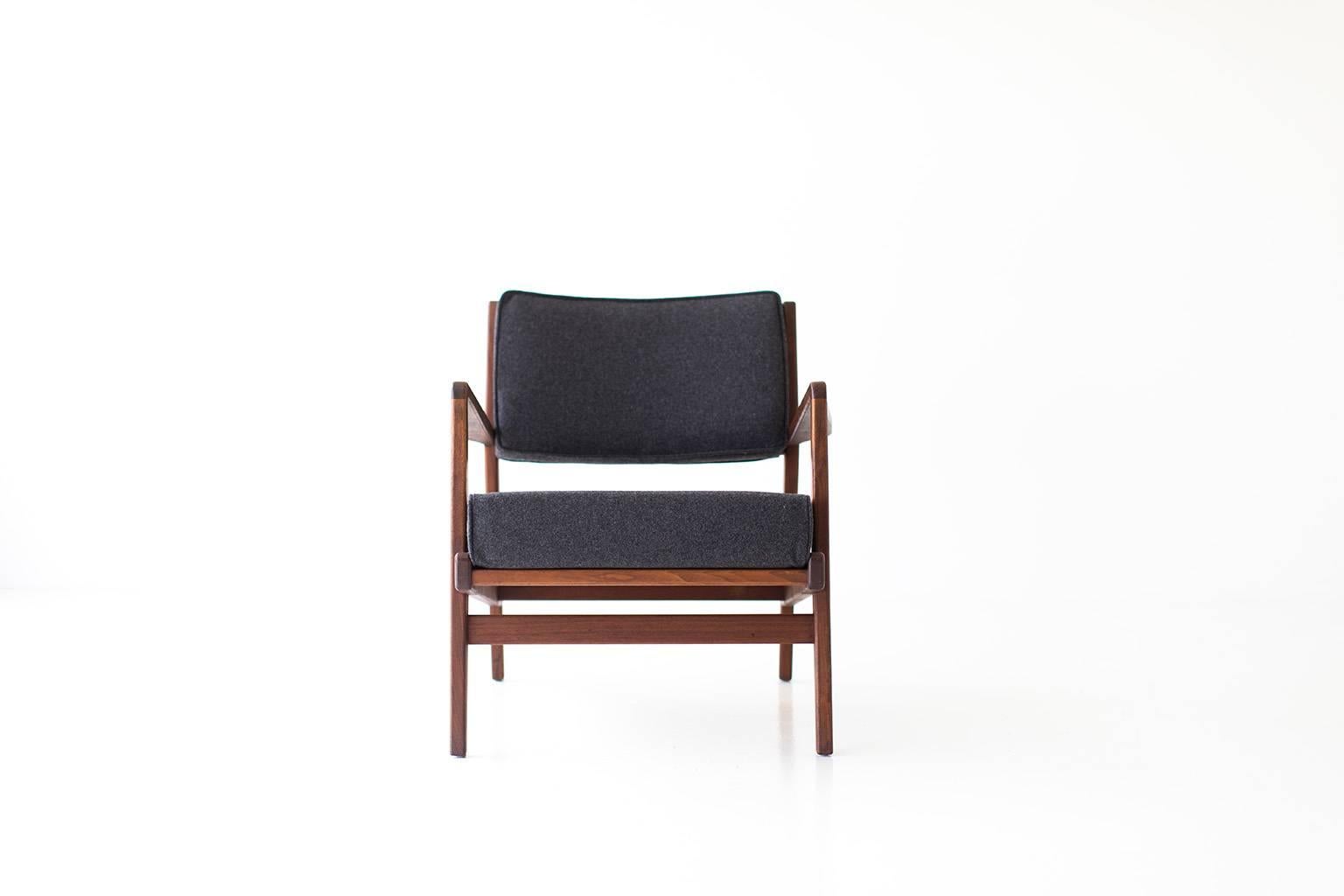 Jens Risom Lounge Chair for Risom Design Inc. For Sale at 1stDibs ...