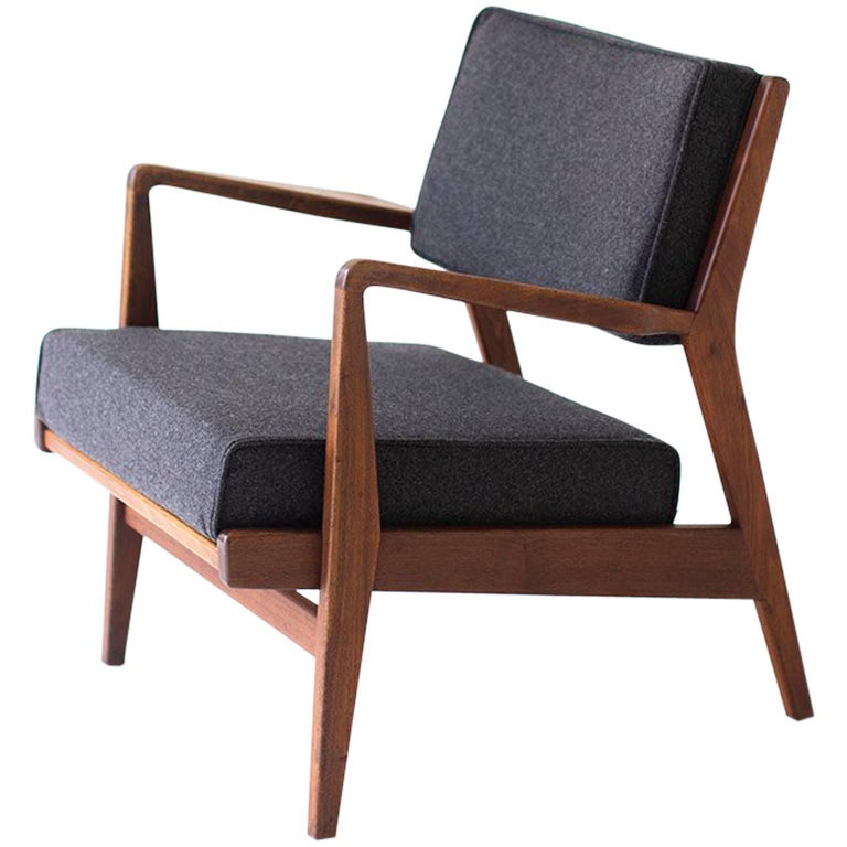 Jens Risom Lounge Chair for Risom Design Inc. For Sale at 1stDibs