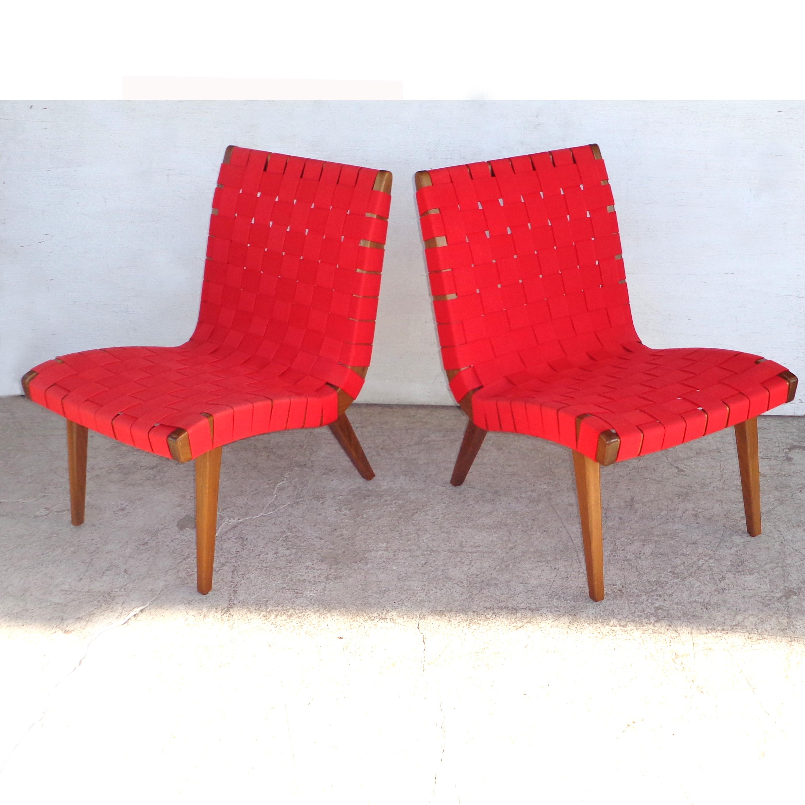 Jens Risom Lounge Chairs at 1stDibs