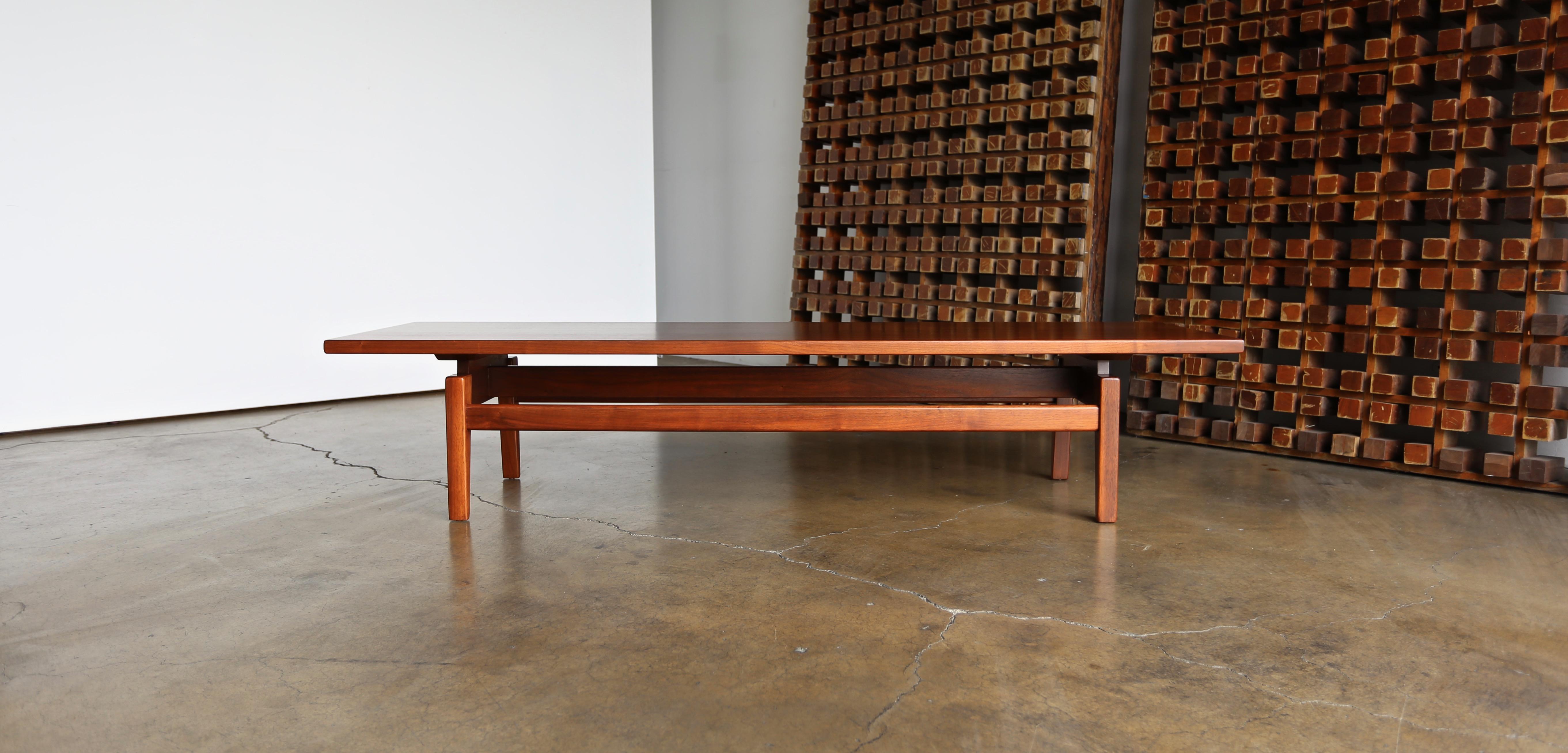 Jens Risom Walnut Bench or Coffee Table, circa 1955 at 1stDibs | jens ...