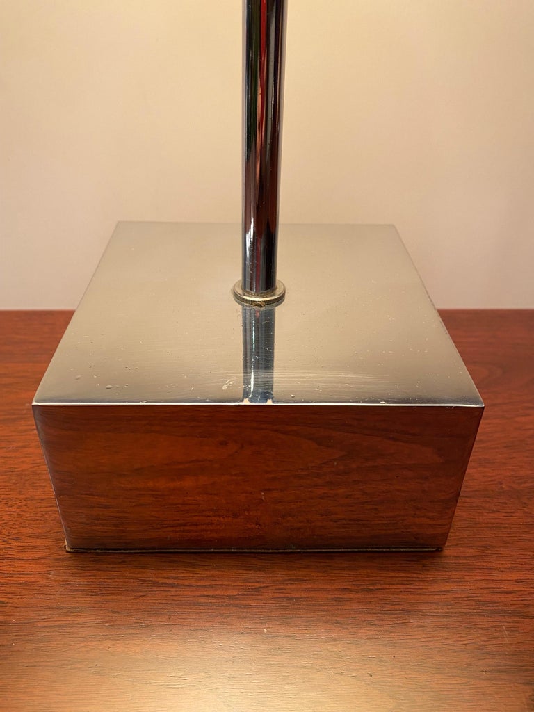 Jere’ Adjustable Chrome Table Lamp For Sale at 1stDibs
