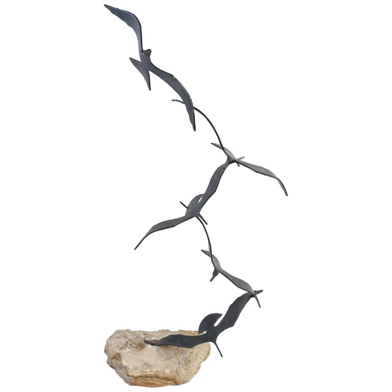 Jere Birds in Flight Sculpture at 1stDibs