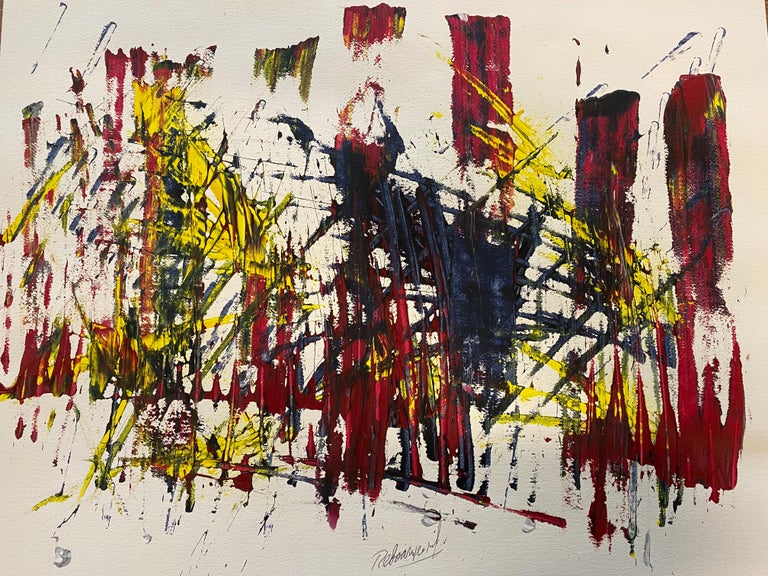 French Abstract Contemporary Art by J. R. - La Plombification de L'Abso ...