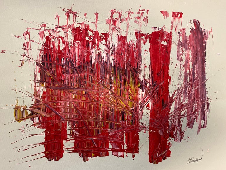 French Abstract Contemporary Art by J. Rebourgeard - Vegetation ...