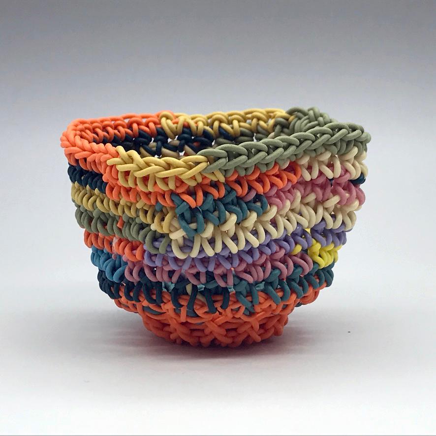 Jeremy Brooks - "Crocheted Porcelain Tea Cup Number 110", Contemporary ...
