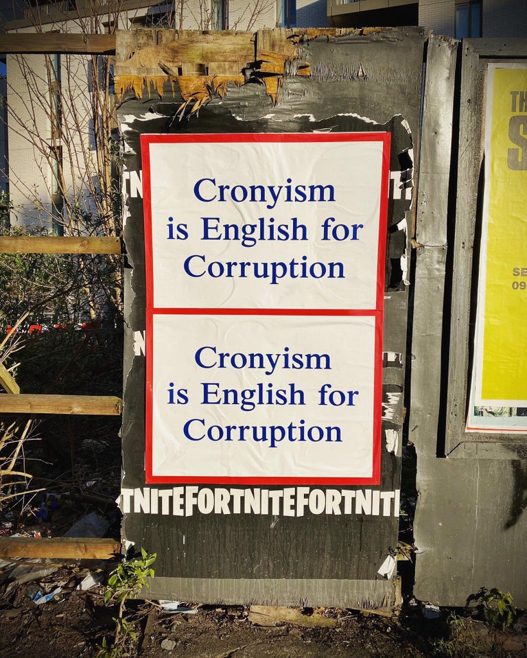 Jeremy Deller - Cronyism is English for Corruption For Sale at 1stDibs