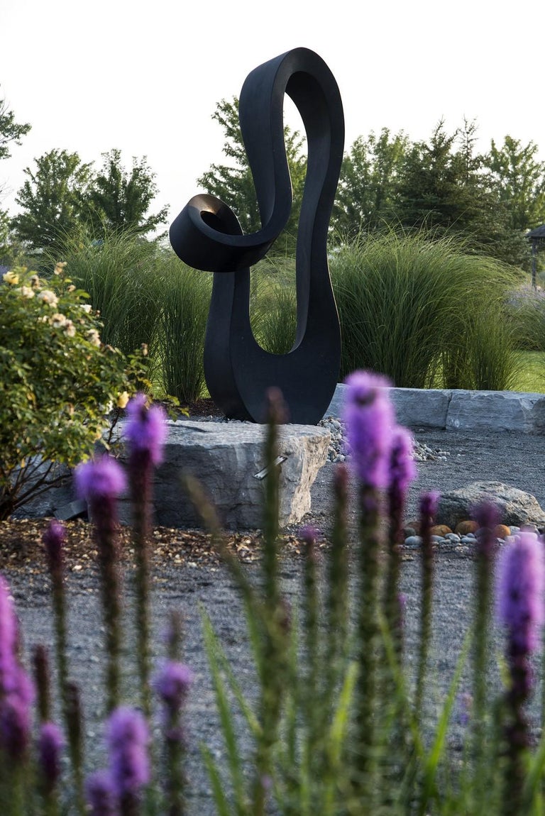 Jeremy Guy - Signature No 4 - large, smooth, black granite, outdoor ...