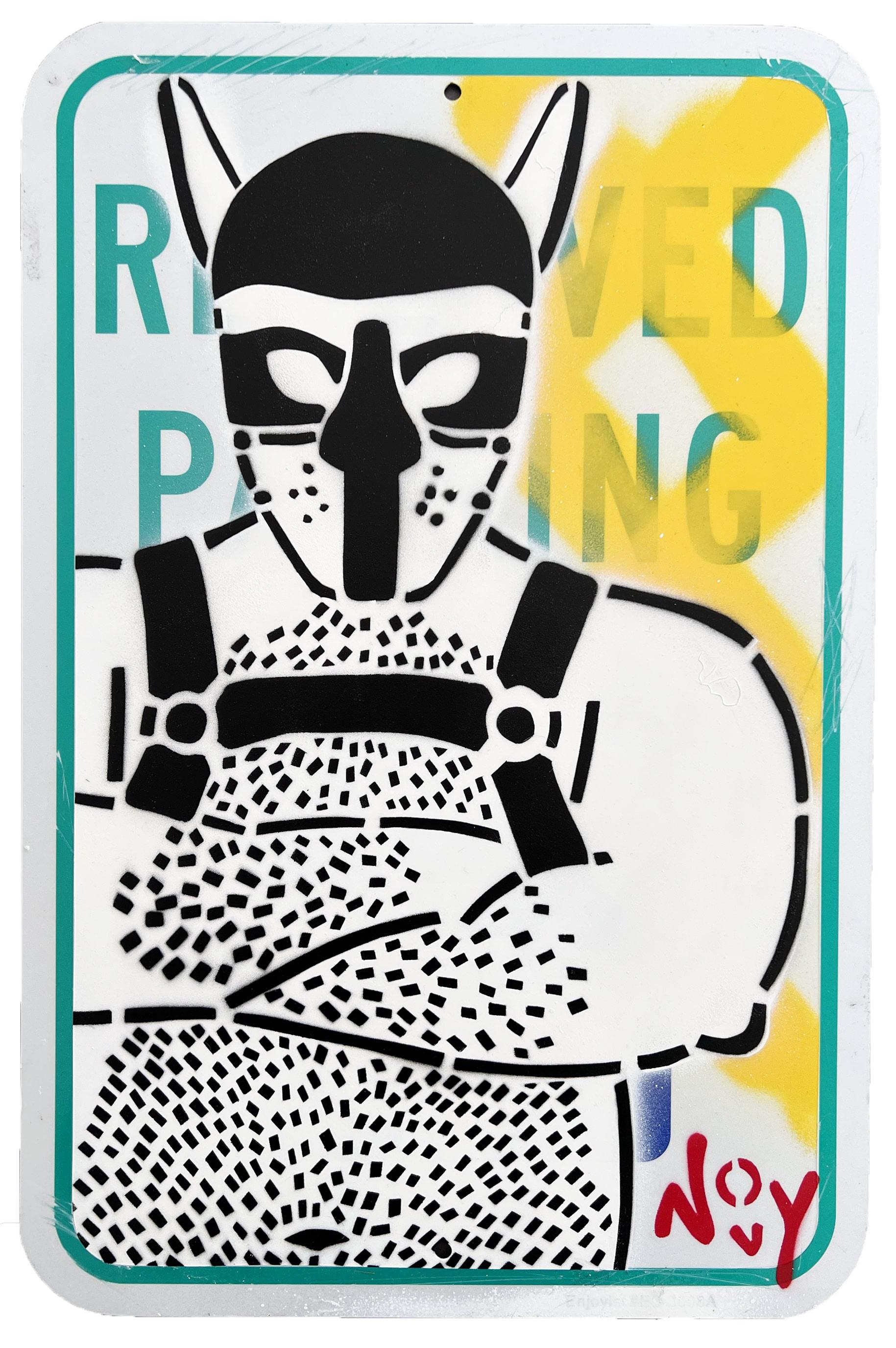 Jeremy Novy - Leather Pup - Queer Street Art Portrait For Sale at 1stDibs