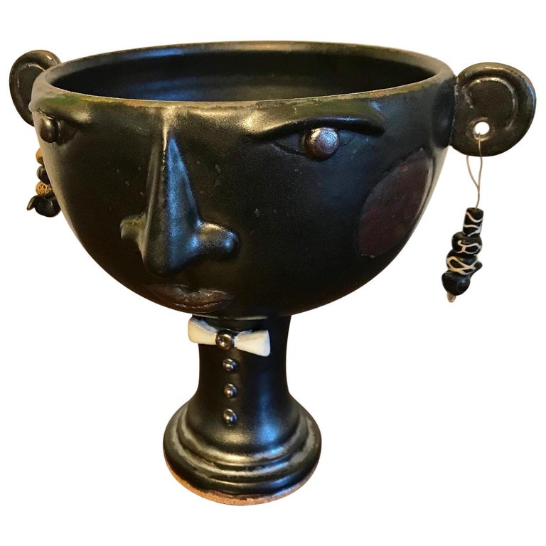Jerome Ackerman Studio Pottery Chalice, 1980s at 1stDibs
