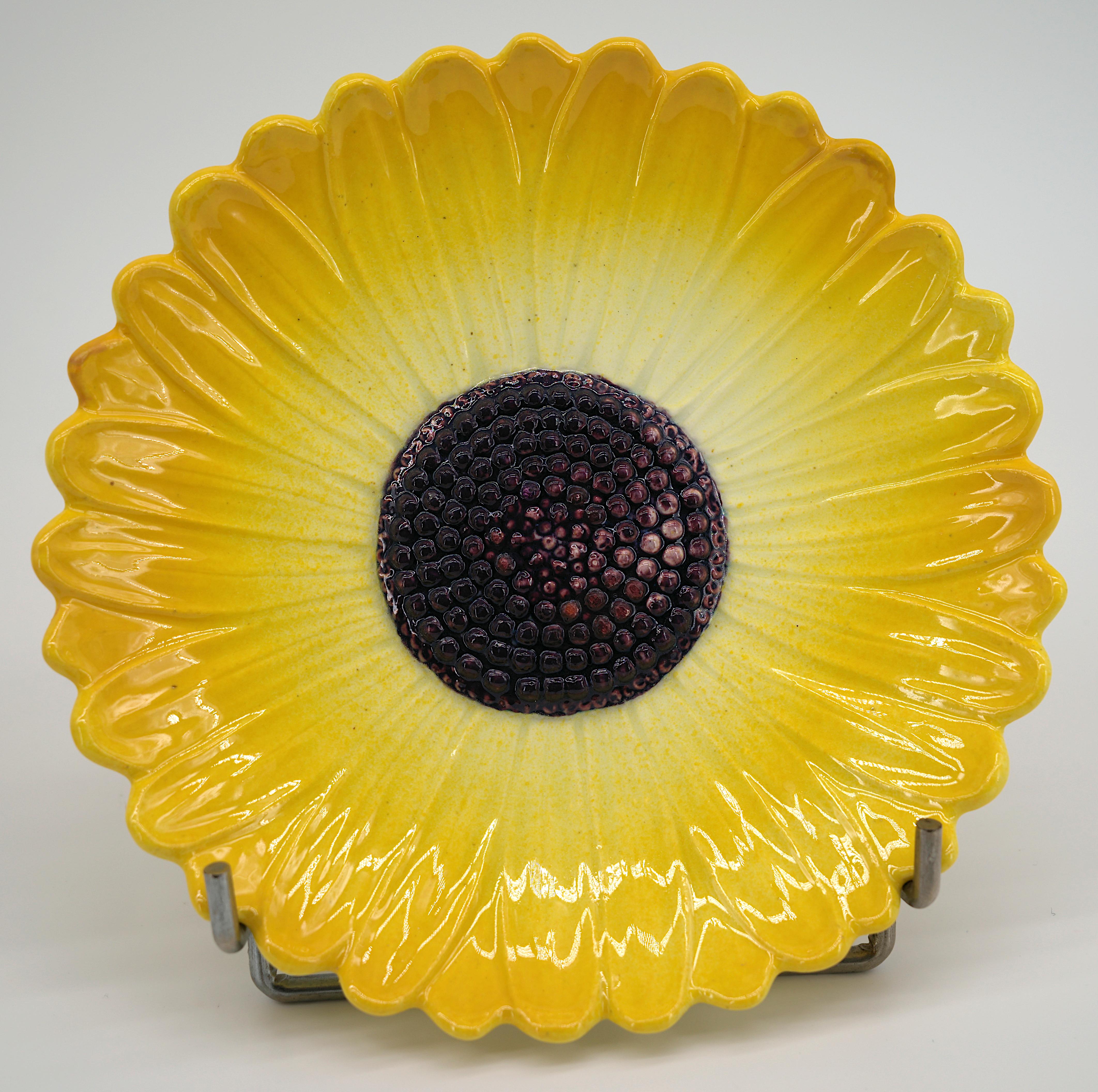 Jerome Massier, Majolica Aperitive or Dessert Set, Vallauris, End 19th ...