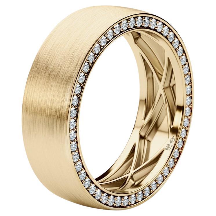 CORTEZ Platinum Ring with 0.70ct Diamonds For Sale at 1stDibs