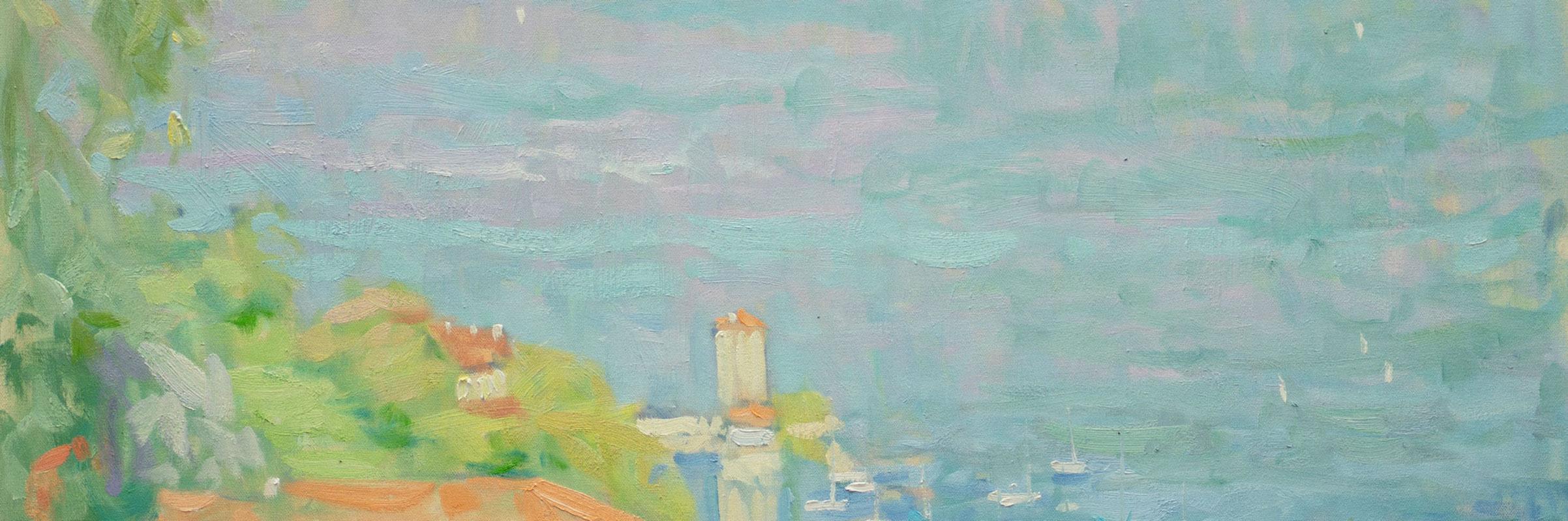 Jerry Fresia - "September Tranquility" – Impressionist landscape ...