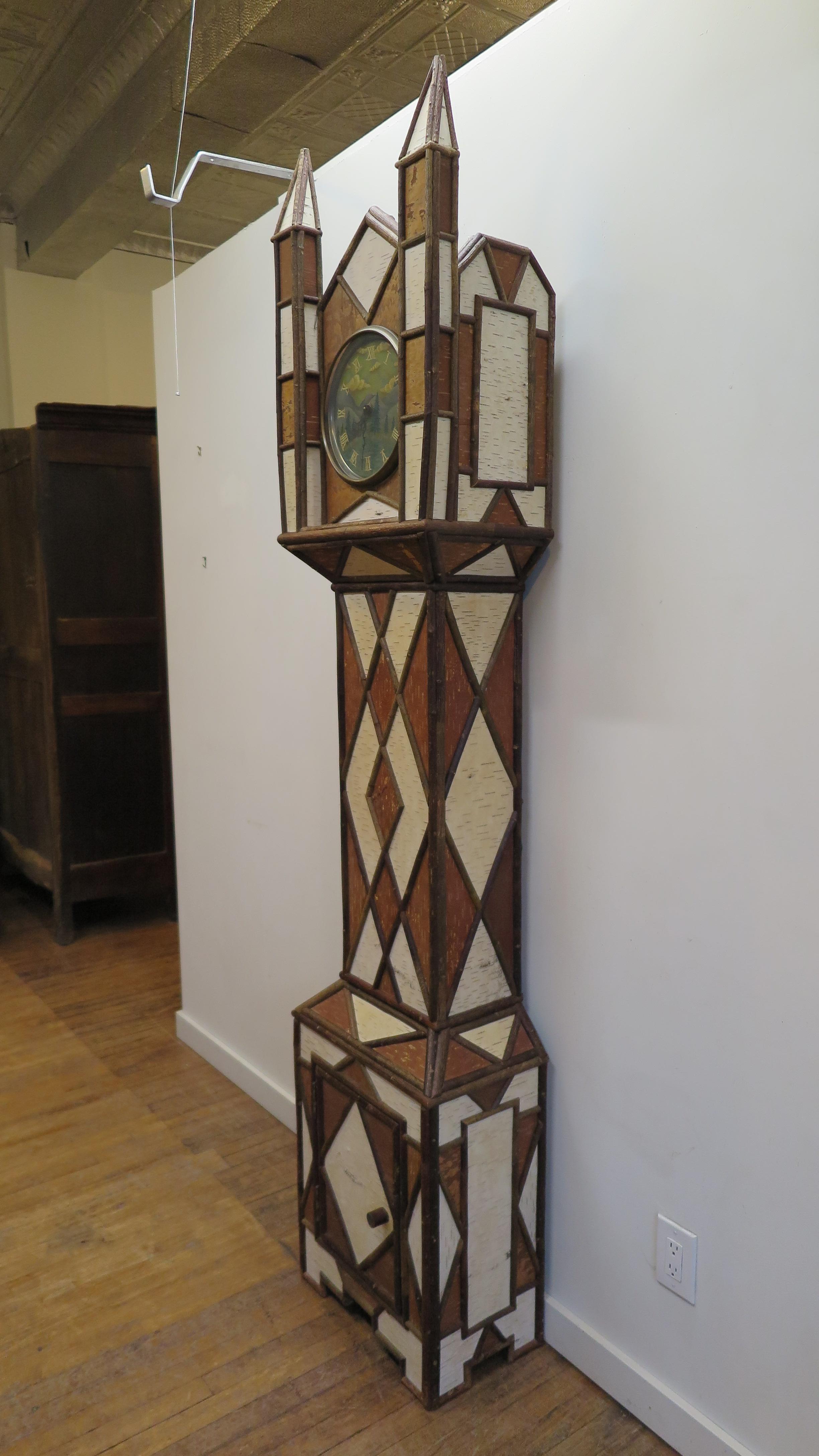 Jerry and Jessica Farrell Adirondack Grandfather Clock For Sale at ...