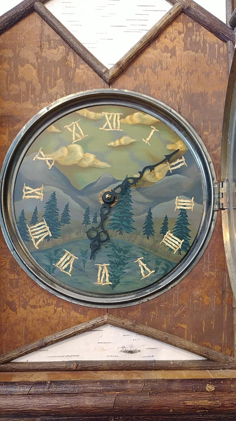 Jerry and Jessica Farrell Adirondack Grandfather Clock For Sale at ...