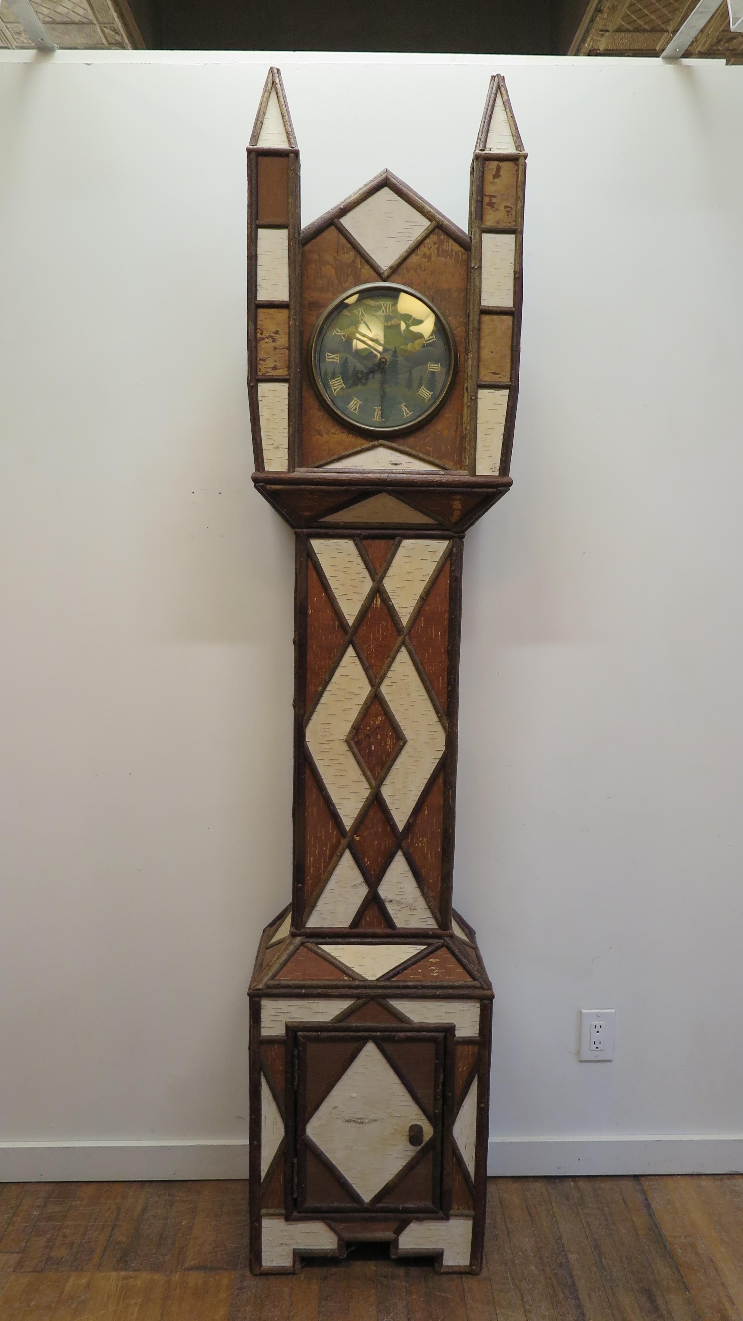 Jerry and Jessica Farrell Adirondack Grandfather Clock For Sale at ...