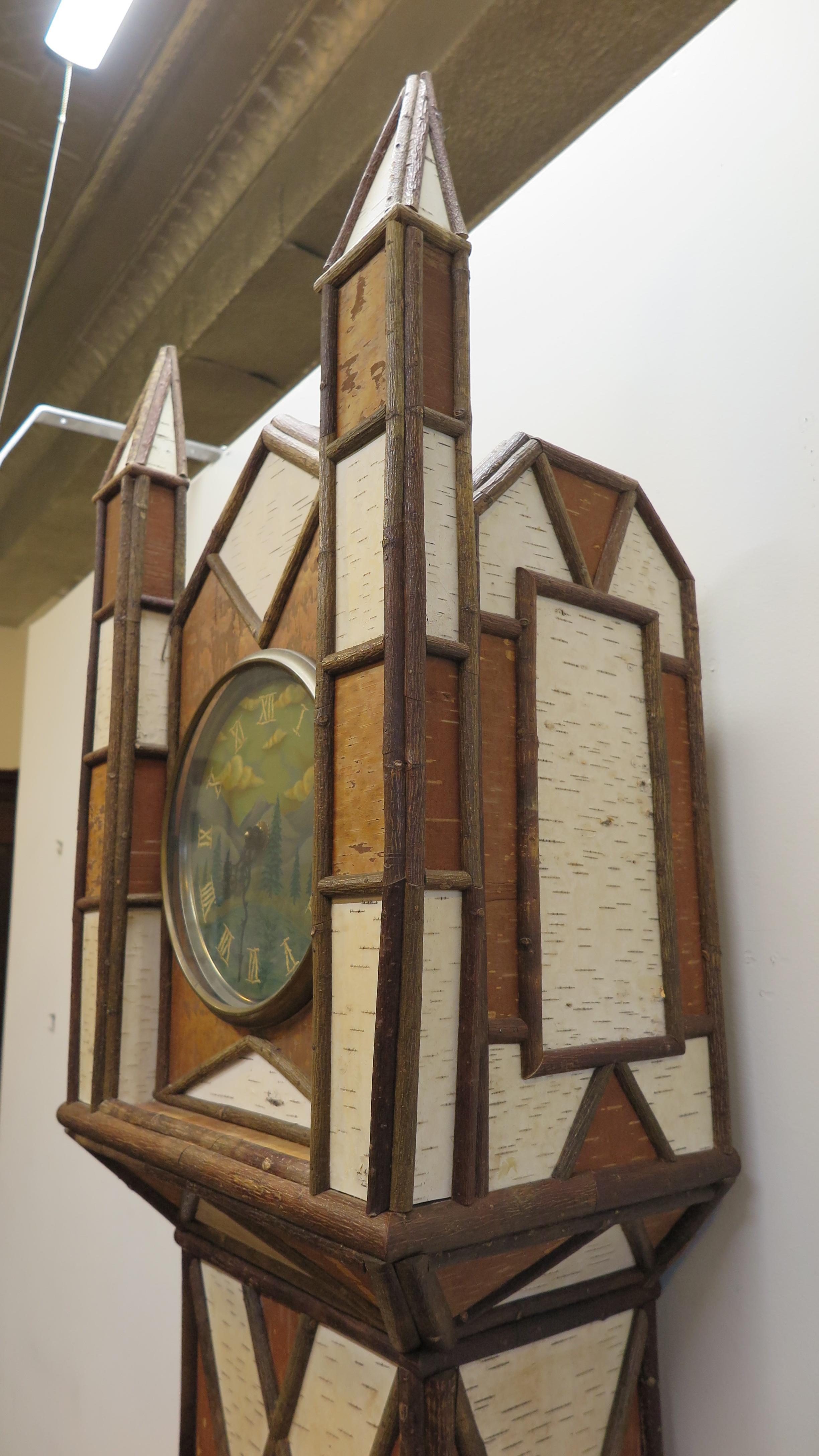 Jerry and Jessica Farrell Adirondack Grandfather Clock For Sale at ...