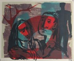 Jerry Opper - Mid Century Mechanical Lithograph, Circa 1950s at 1stDibs