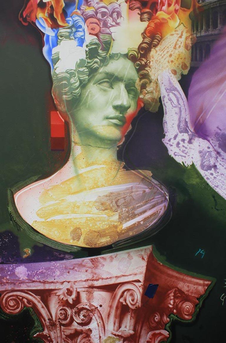 Jerry Ott - Photorealist painting, "Still Life with Colosseum", Jerry ...