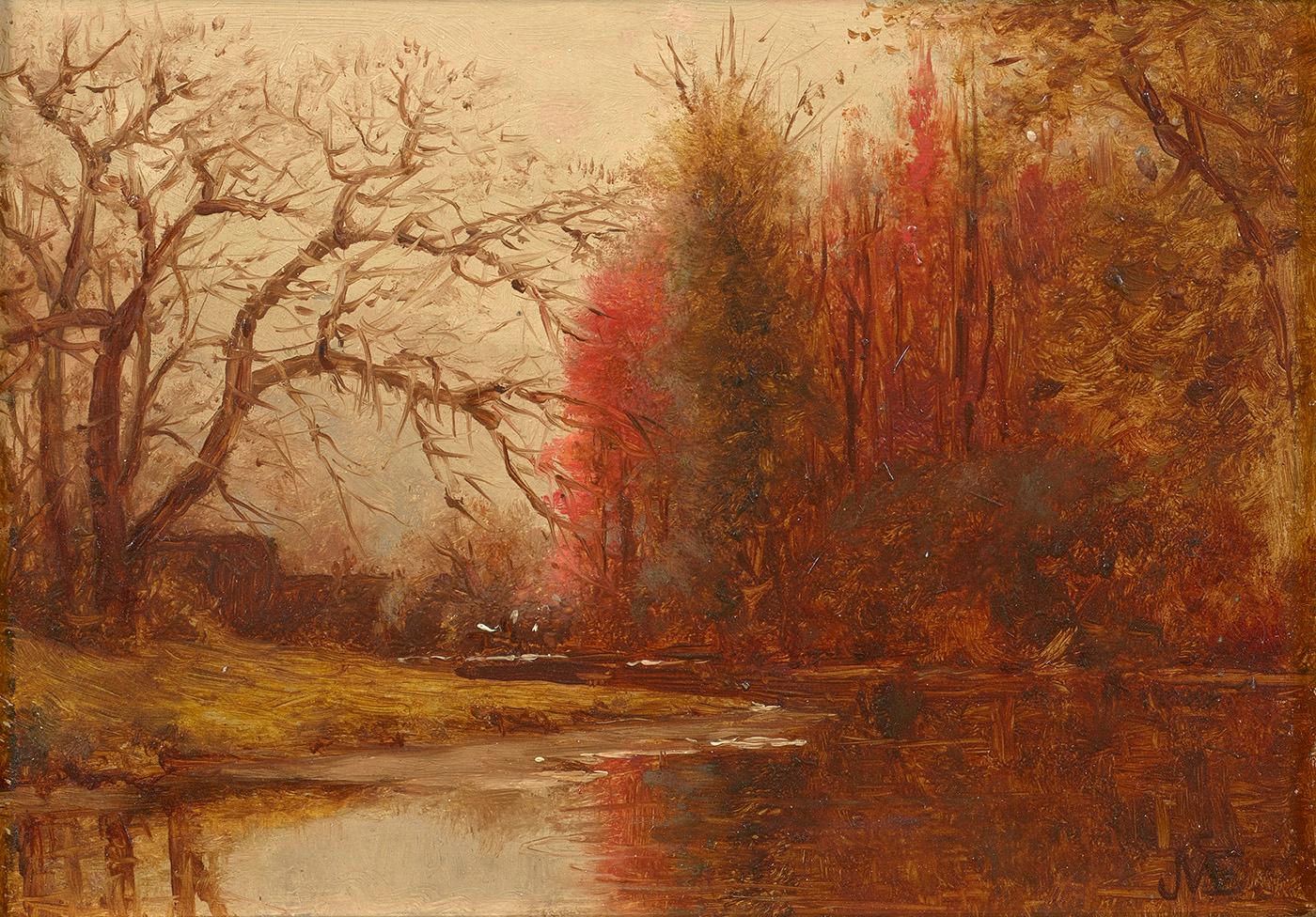 Alfred Thompson Bricher - Mountain Waterfall For Sale at 1stDibs