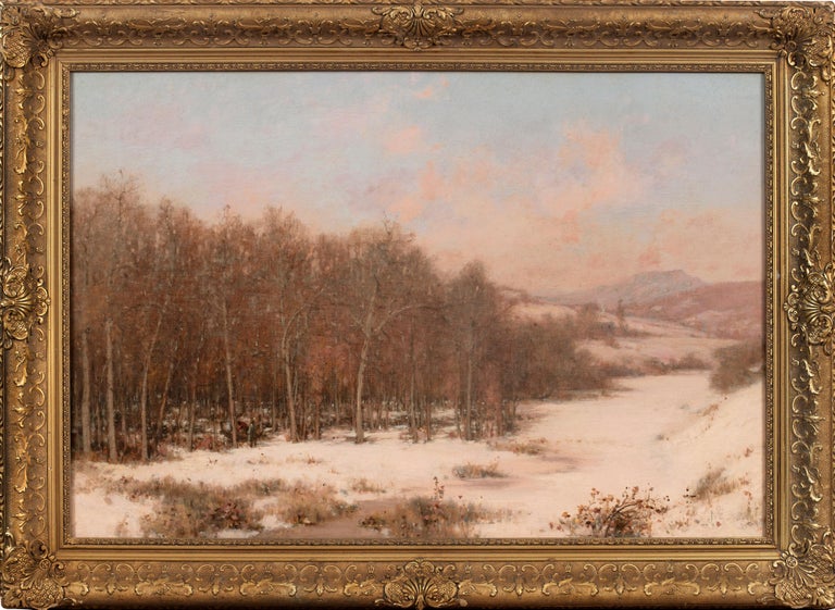 Jervis McEntee - Vermont Sugaring by Jervis McEntee (American: 1828 ...