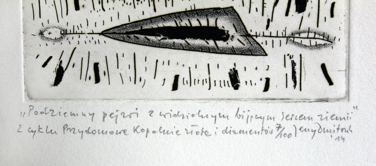 Jerzy Dmitruk - Underground landscape with the beating heart of Earth ...