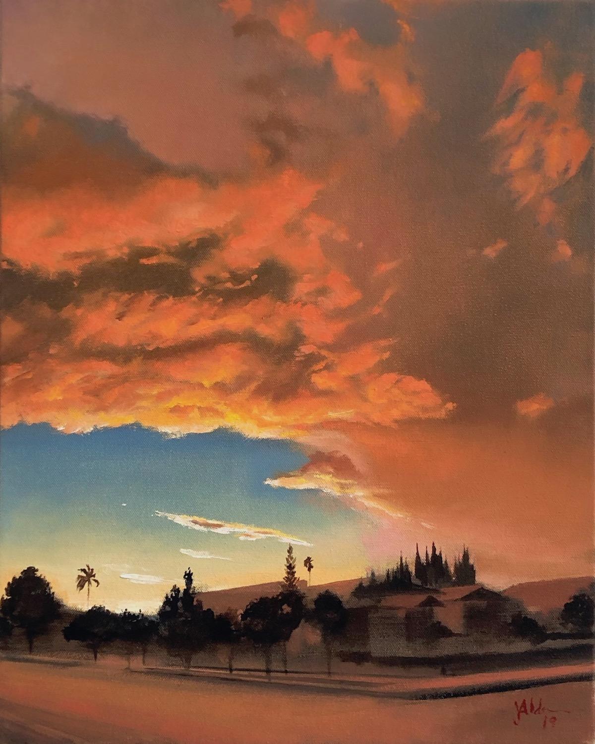 Percy L. Manser - Untitled - Oregon Hillside with Farmhouse at 1stDibs