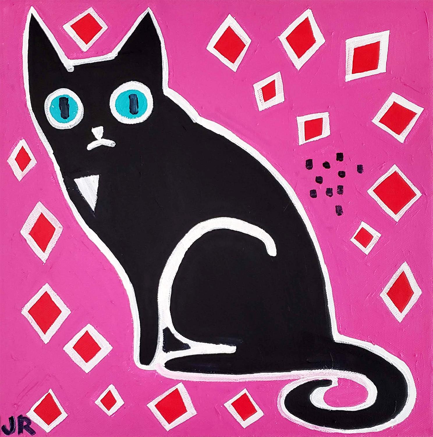 Blackcat49. Black Cat Painting, Black Cat Oil Painting, Original Black ... Blackcat49. Black Cat Painting, Black Cat Oil Painting, Original Black ...