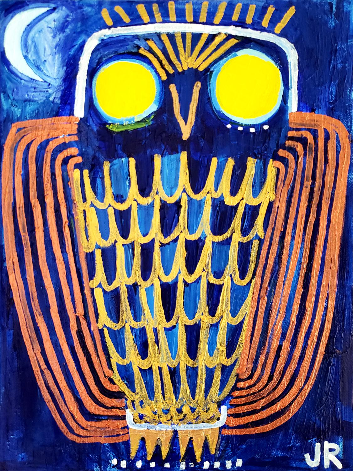 Alex Lazard - Fish and Owl For Sale at 1stDibs