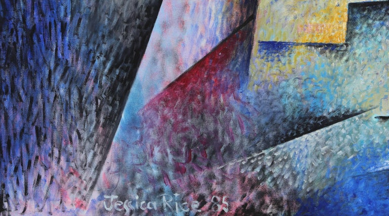 Jessica Rice - Couple with Bouquet, 1985, Oil Painting by Jessica Rice ...