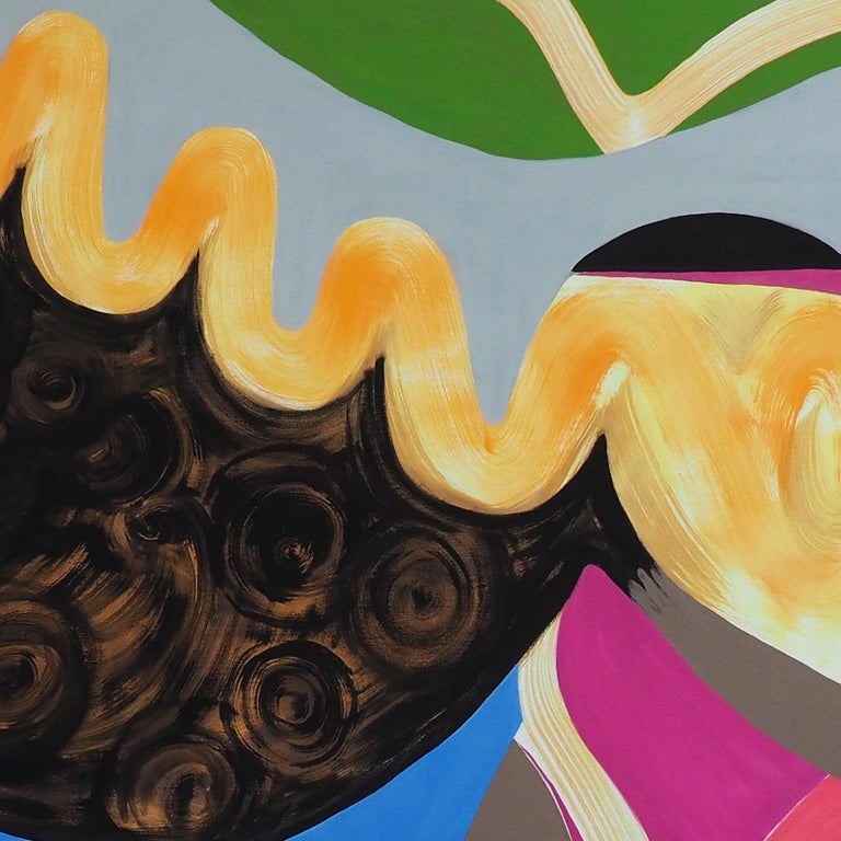 Jessica Snow - Confluence - Still Life 1 (Abstract painting) For Sale ...