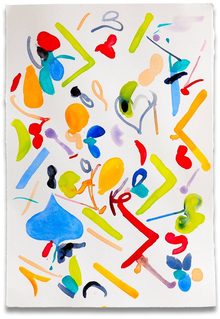 Jessica Snow - Fling 3 (Abstract Painting) For Sale at 1stDibs