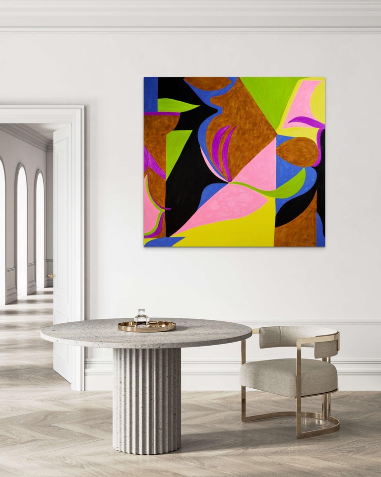 Jessica Snow - Flow in the Ever Present 6 (Abstract painting) For Sale ...