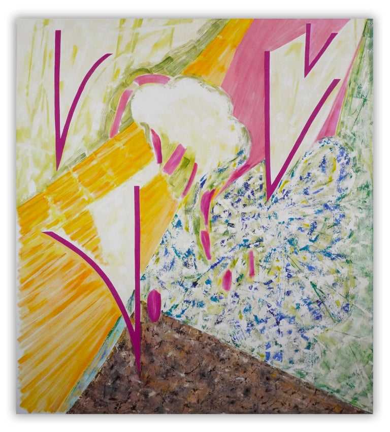 Jessica Snow - Flow in the Ever Present 9 (Abstract painting) For Sale ...