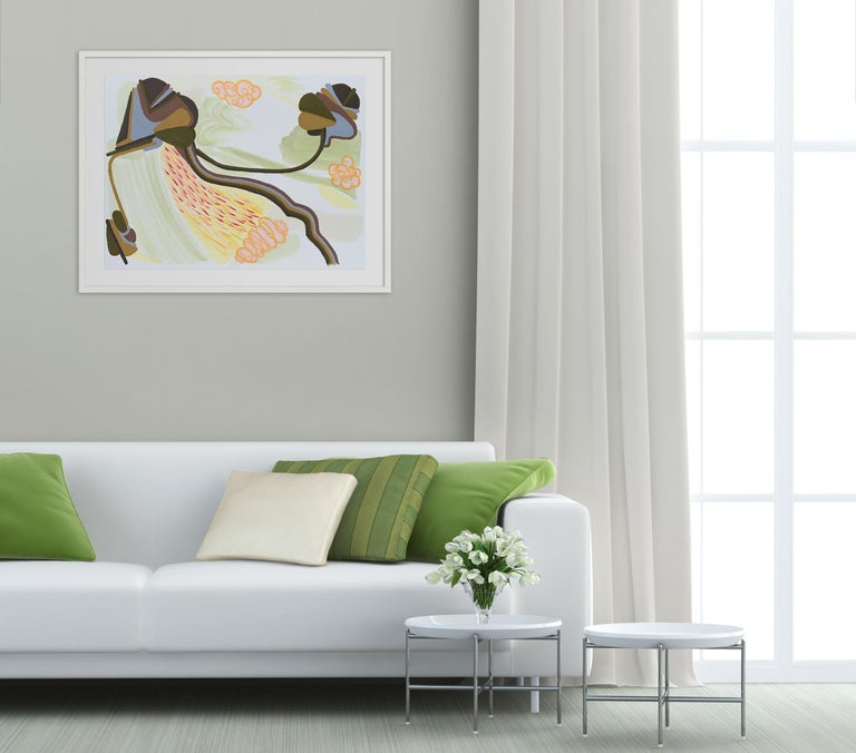 Jessica Snow - Minoan Stories 6 (Abstract painting) For Sale at 1stDibs